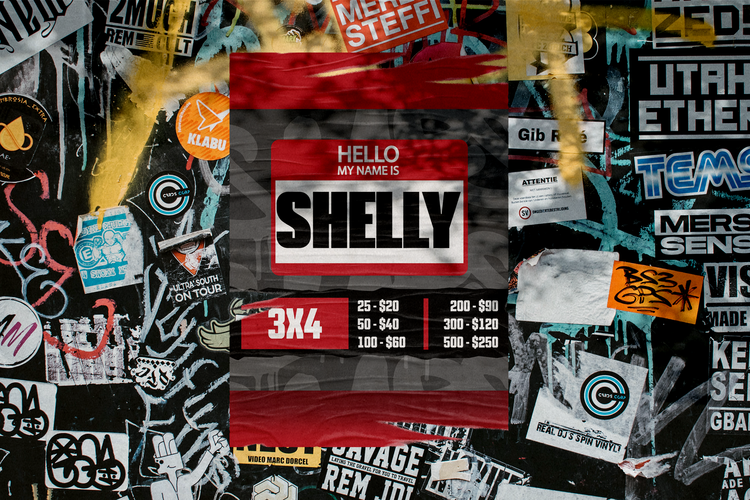 Shelly Eggshell Stickers